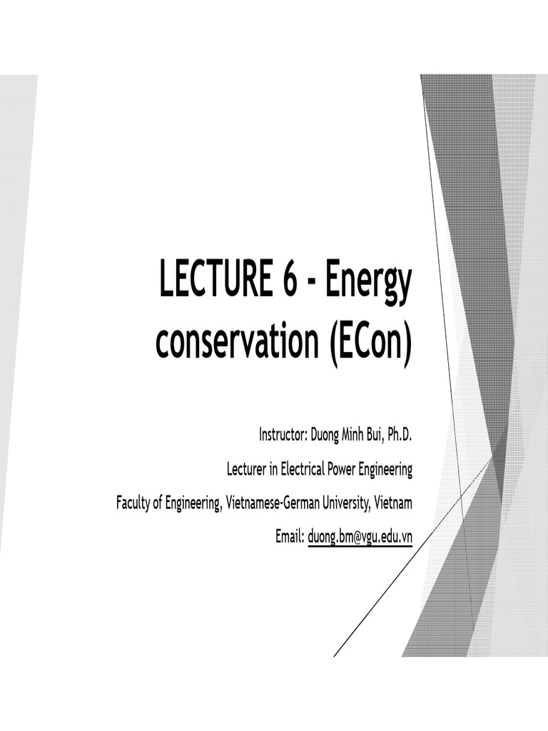 ECE2023-Lecture 6-Energy Conservation (Updated by 09012024) | PDF | Force | Potential Energy