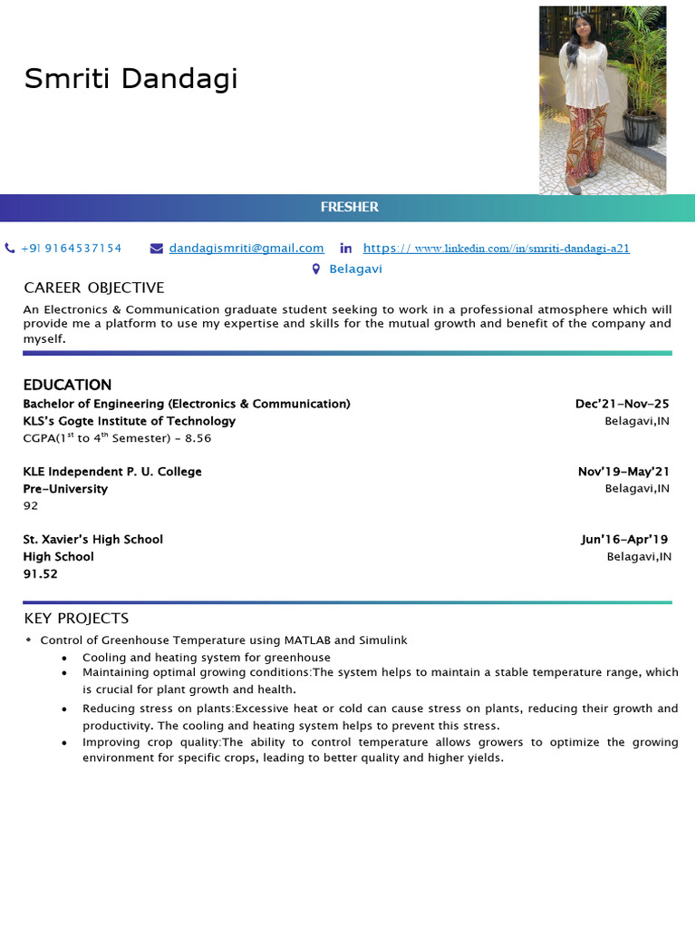Demo Resume Pdf
