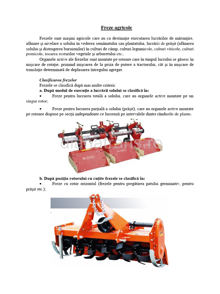 Curs 3 - Freze Agricole 1 | PDF
