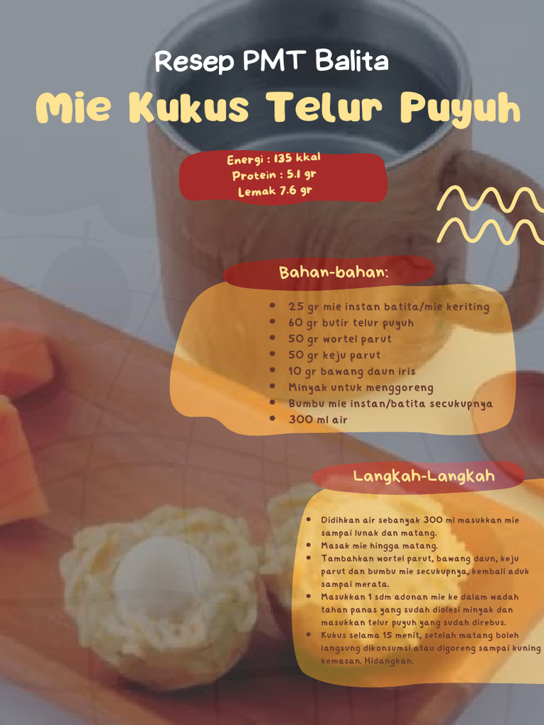 Resep PMT Balita | PDF