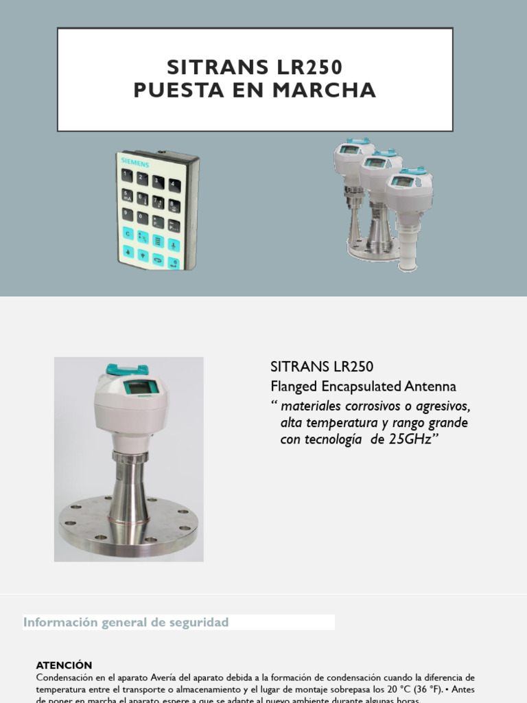 Manual de Puesta en Marcha LR250 | PDF | Ingenieria Eléctrica ...