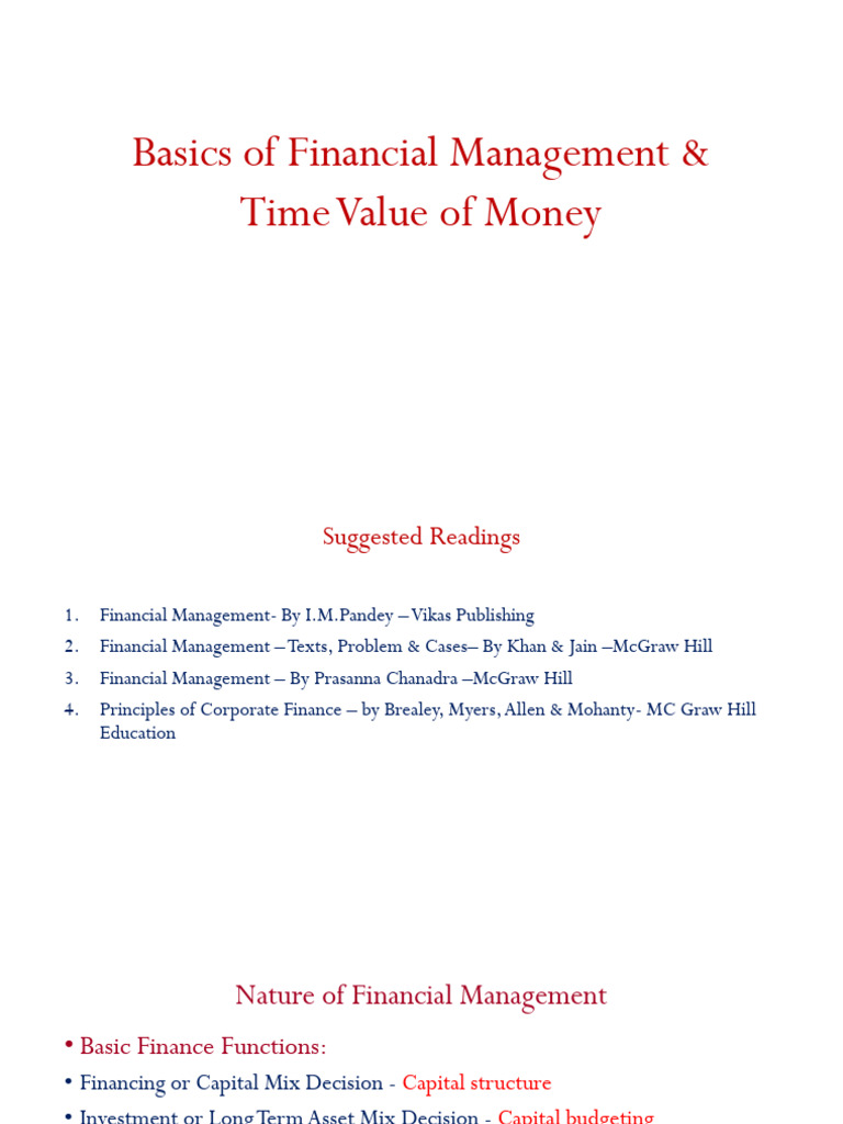 Time Value of Money | PDF | Present Value | Stocks