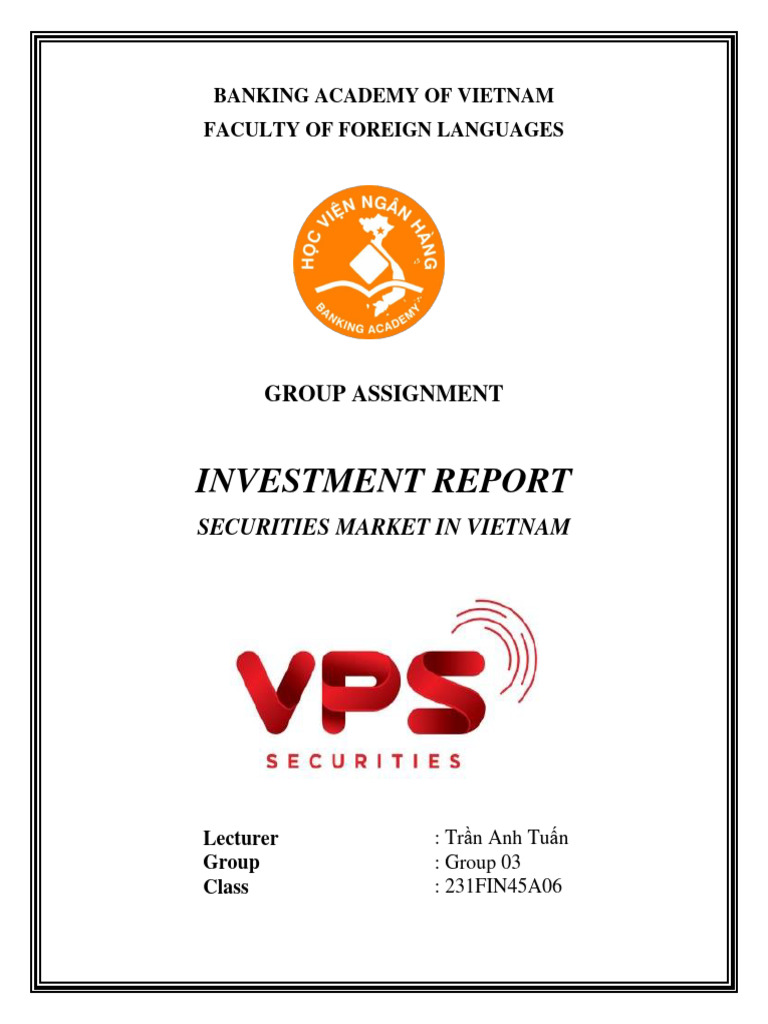 Group 2 Investment Report | PDF | Stocks | Securities (Finance)