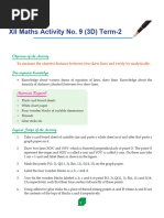 Activity Book Class 12 Maths | PDF | Angle | Maxima And Minima