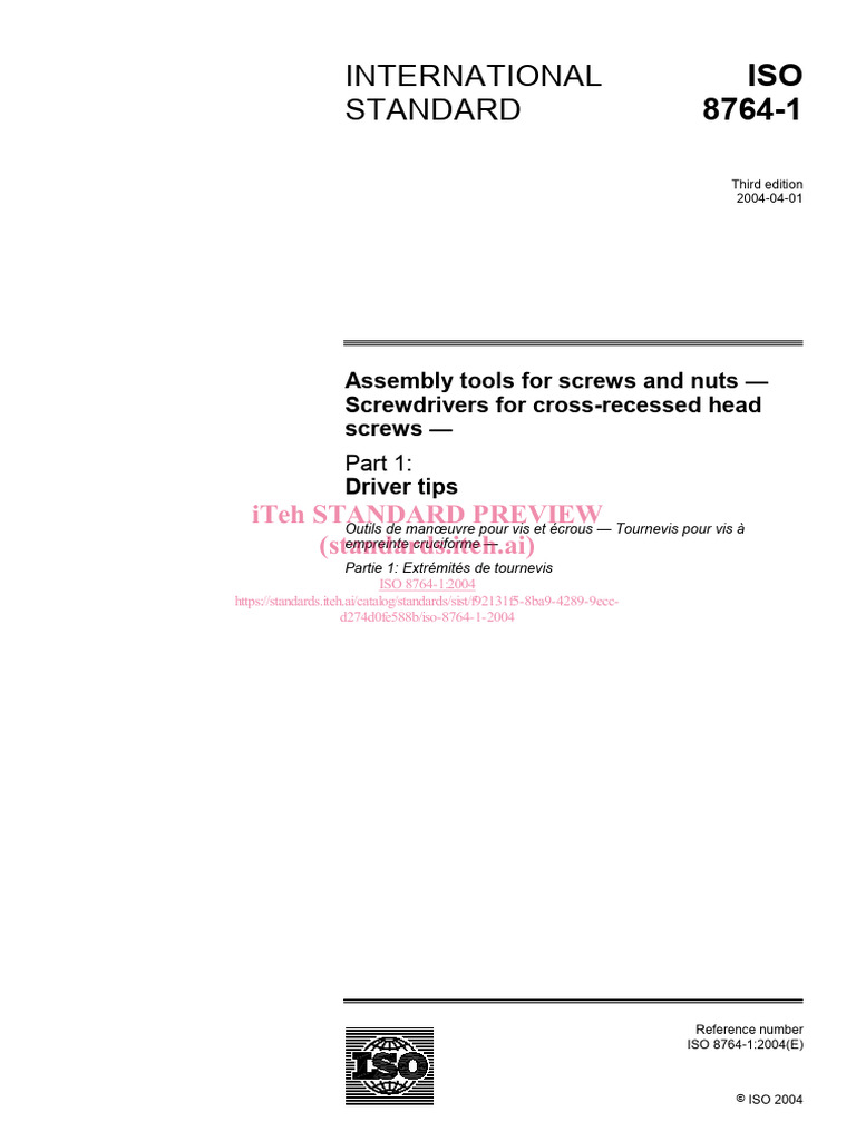 Iso 8764 1 2004 | PDF | International Organization For Standardization