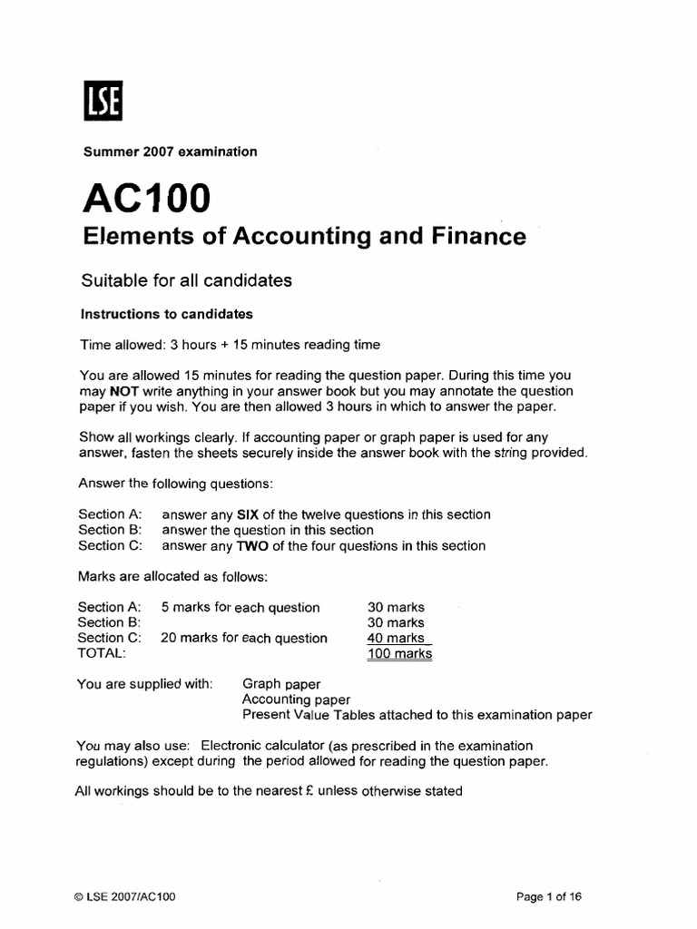 Ac100 - 2007 | PDF