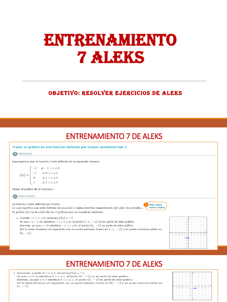 Entrenamiento 7 Aleks | PDF