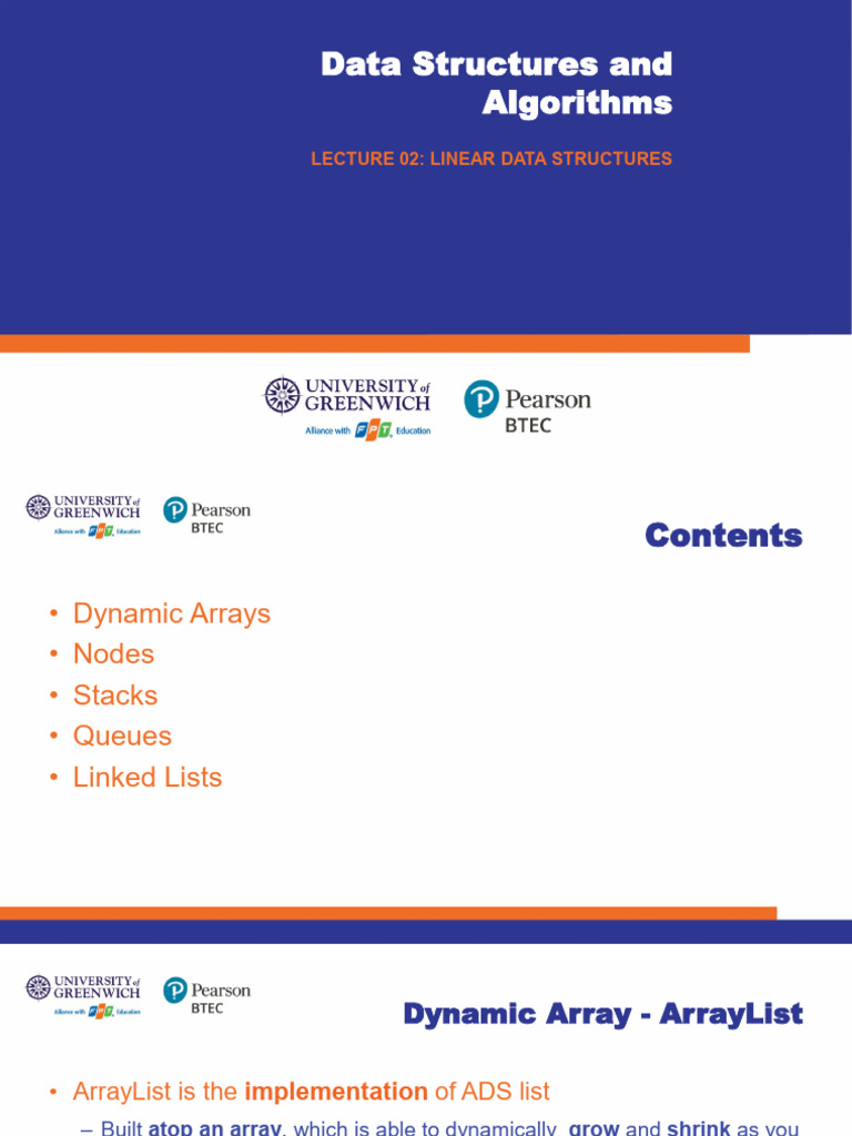 2 - Lecture 02 - Linear Data Structure | PDF 2 - Lecture 02 - Linear Data Structure | PDF