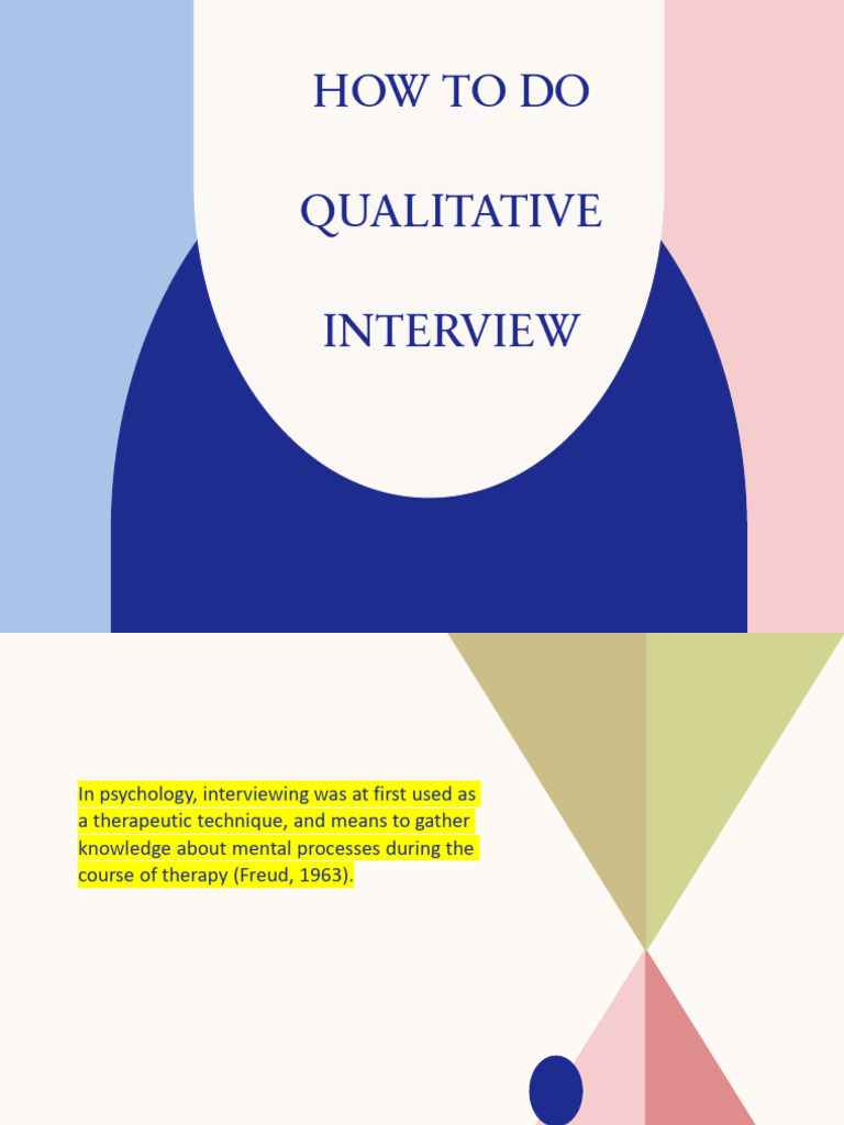 Qualitative Interview Guide | PDF