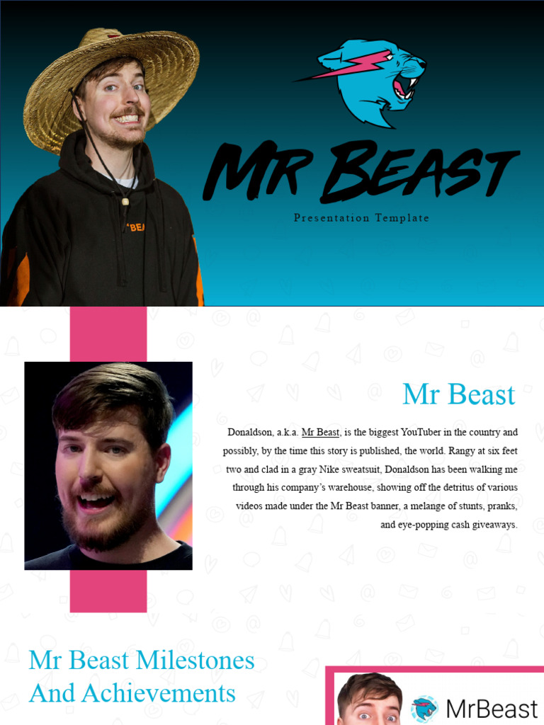 MR Beast Presentation Template | PDF