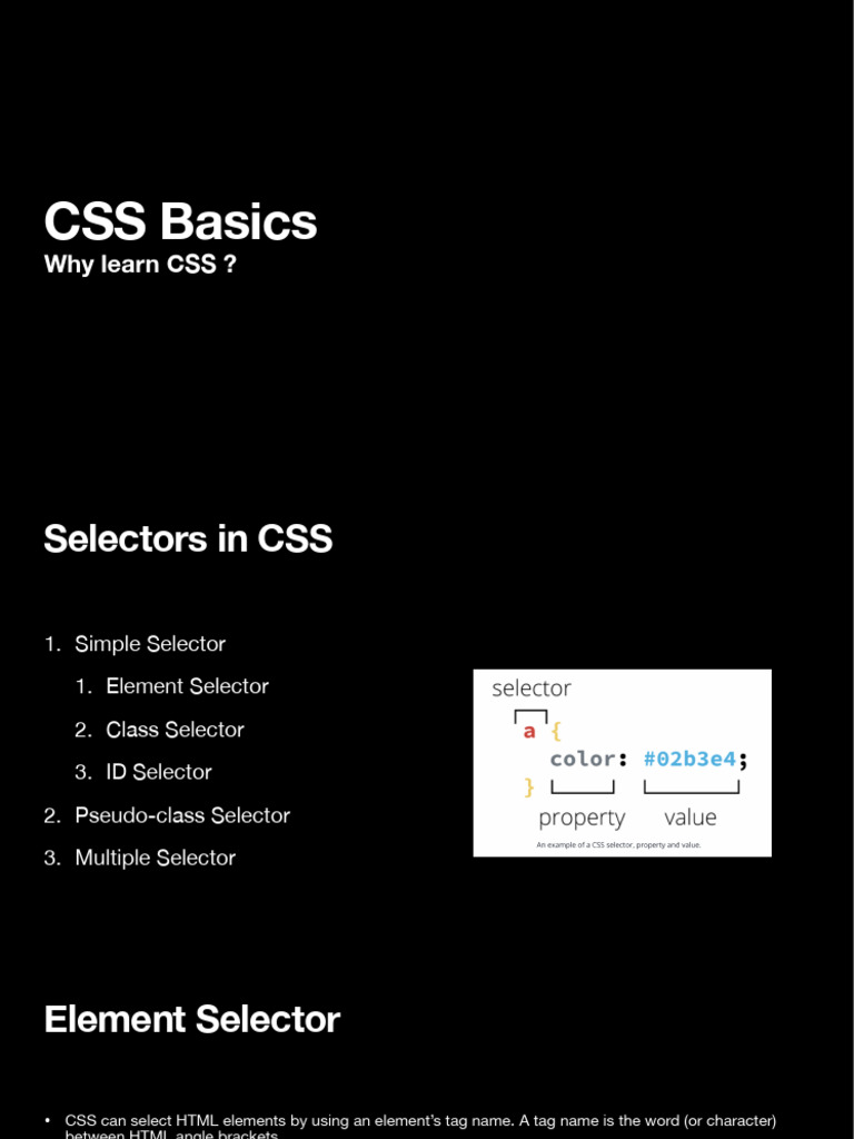 Css Basics | Download Free PDF | Html Element | Html