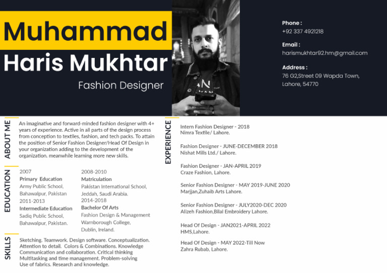 Muhammad Haris' Resume | PDF