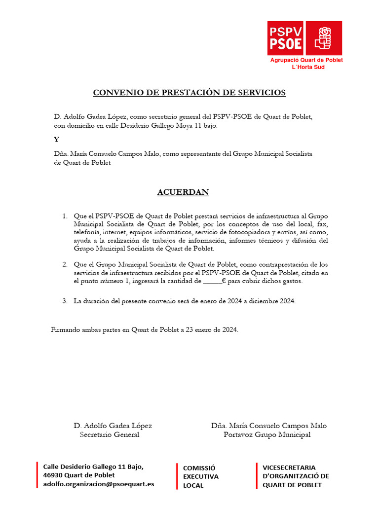 Nuevo Convenio 2024 | PDF