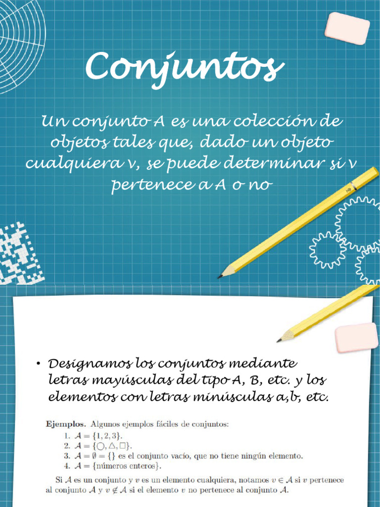 Conjuntos | PDF | Conjunto (Matemáticas) | Objetos matemáticos