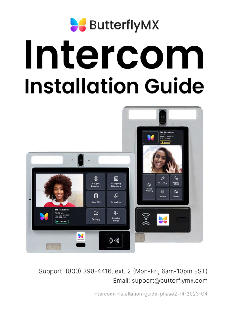 Butterflymx Intercom Installation Guide | PDF