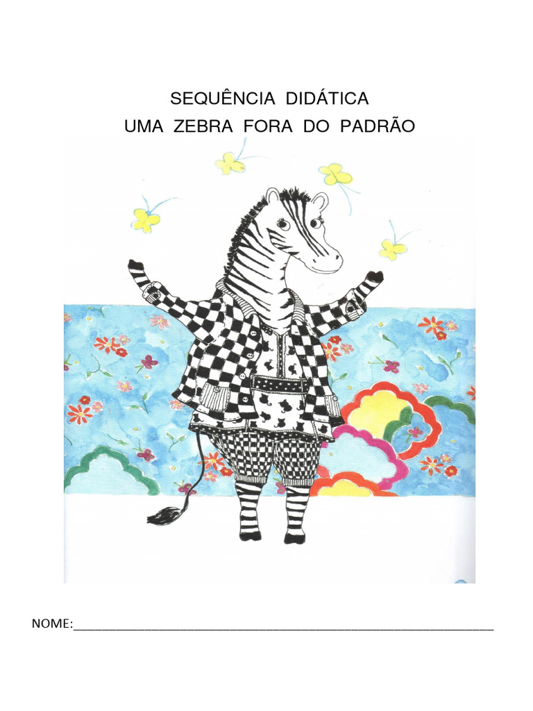 Atividades Didáticas: Zebra Criativa | PDF