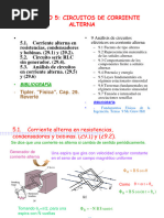 Circuitos de Corriente Alterna, Ejercicios Resueltos | PDF | Impedancia eléctrica | voltaje