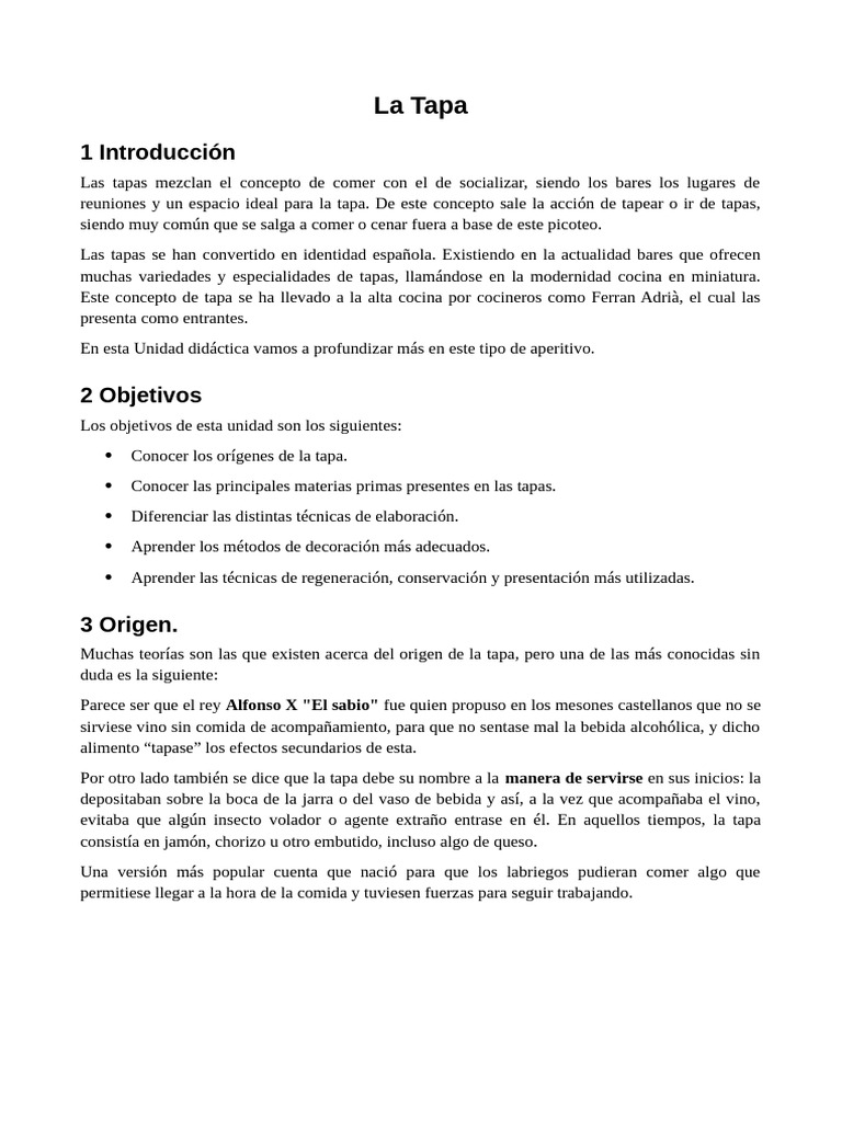 4 La Tapa | PDF | Cocina española | Cocinando