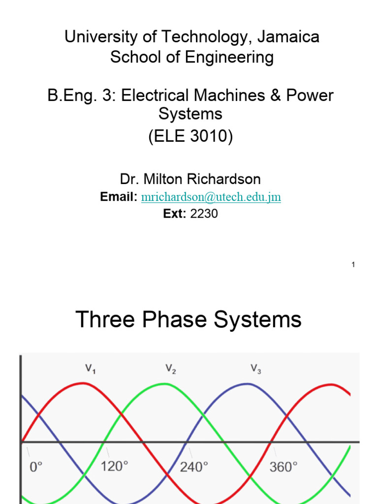 Lesson #1 Threee - Phase | PDF