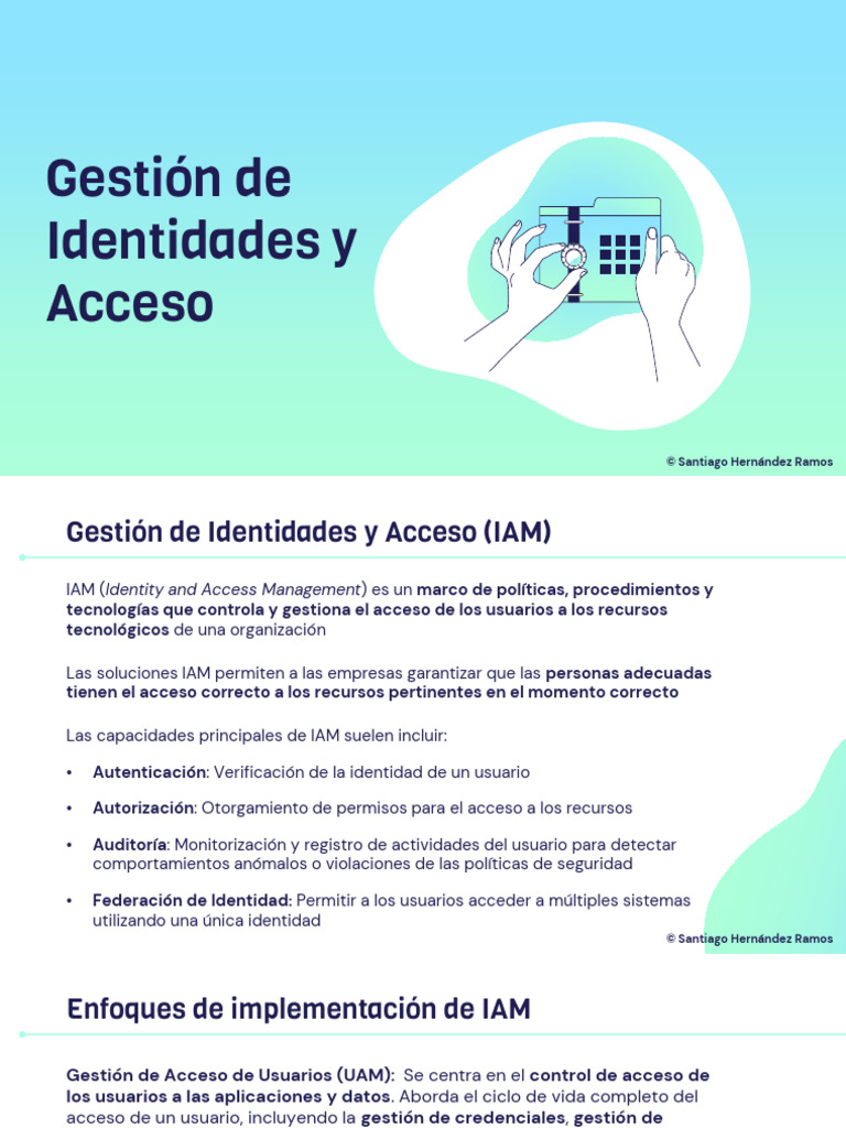 Gestión Identidades y Acceso | PDF | Informática