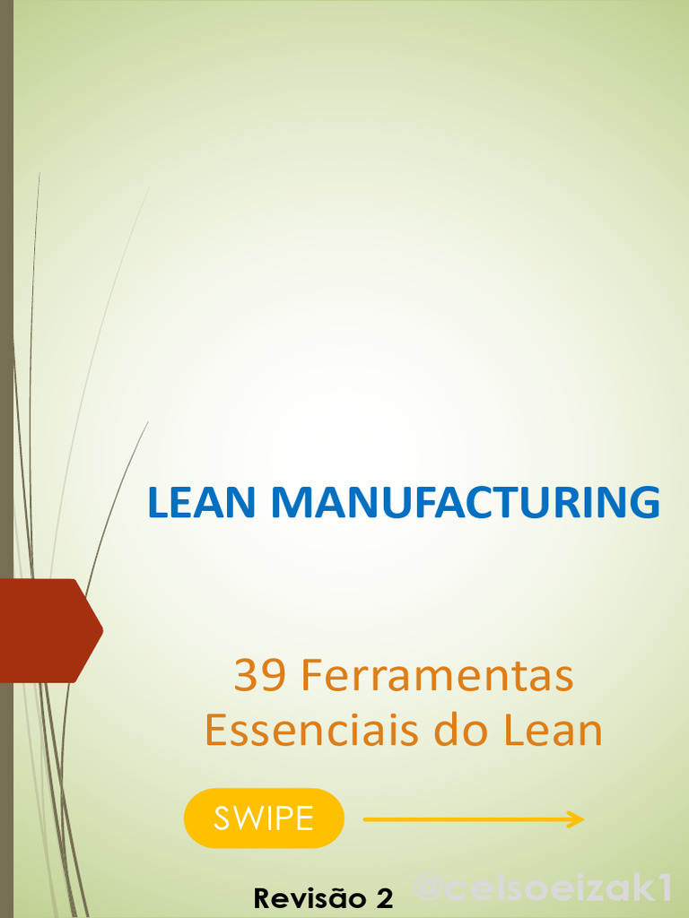 39 Ferramentas Essenciais do Lean | PDF | Fabricação enxuta | Qualidade ...