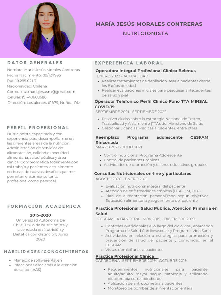 CV-MarÃ - A JesÃºs Morales PDF | PDF