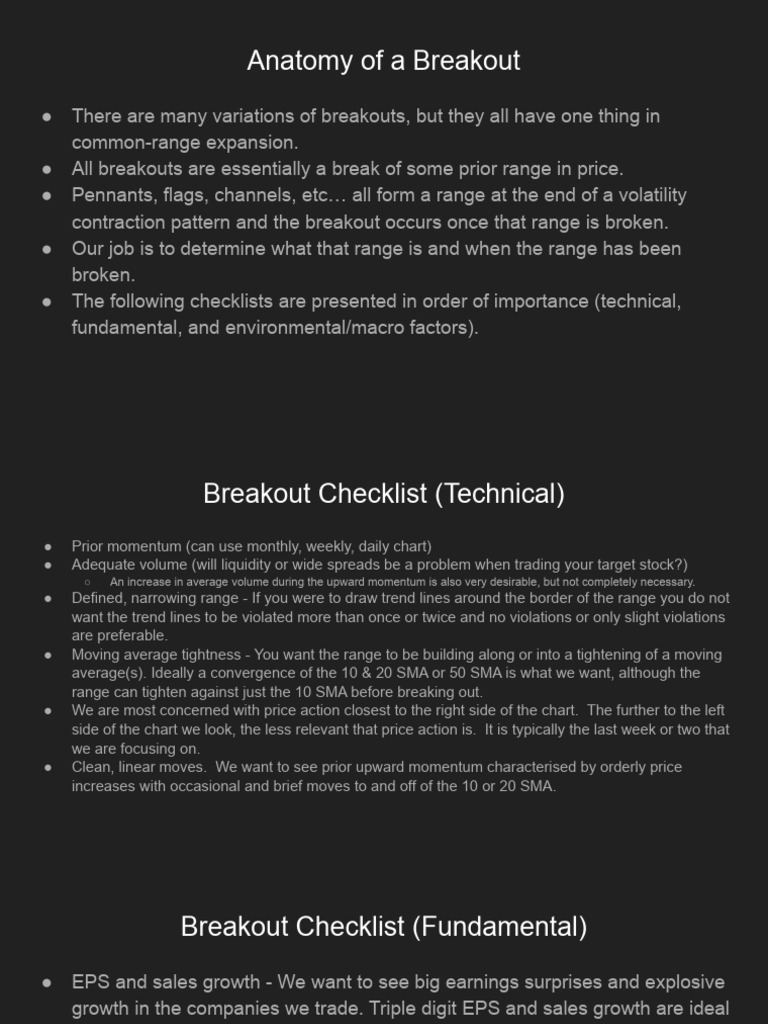 Breakout Trading Strategies Explained | PDF | Market Trend | Economies