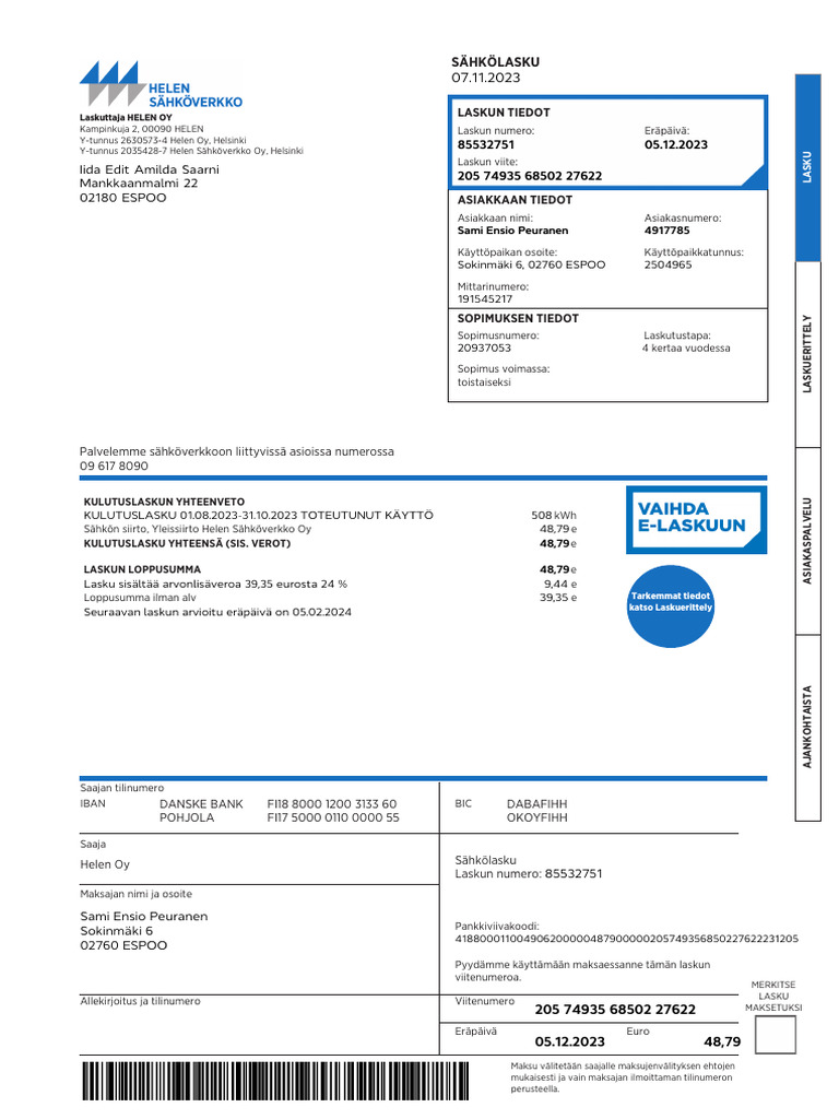 Finland Bill | PDF