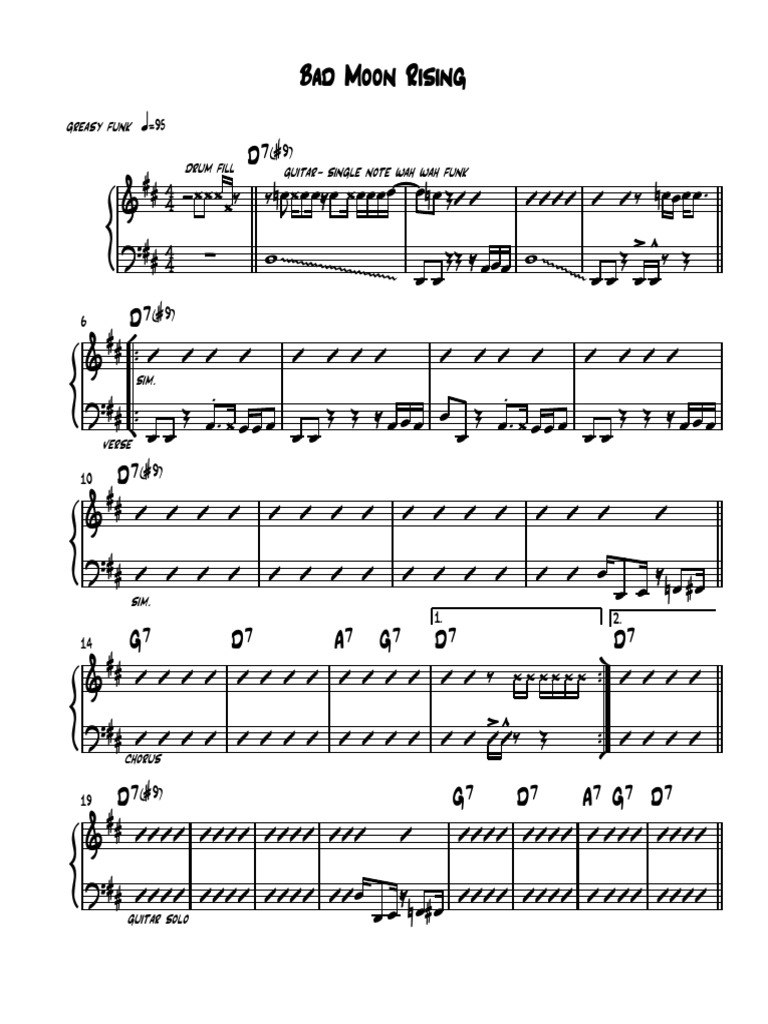 Bad Moon Rising | PDF