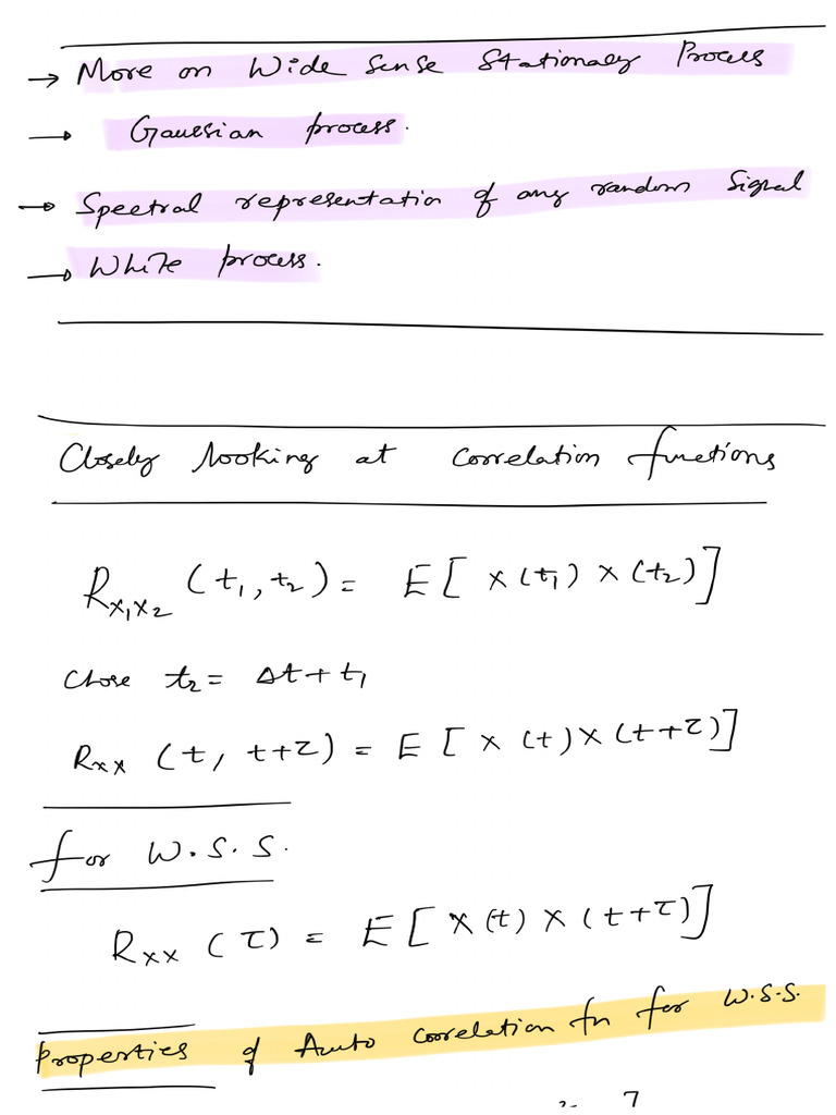 Spectral Characterisation White Process Gaussian Process And Some Properties Of Wide Sense