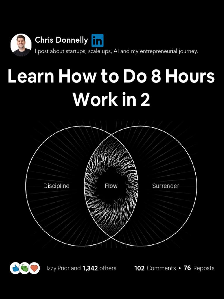 How To Flow - Get in The Zone For 8 Hours of Work Boiled Down in 2 ...