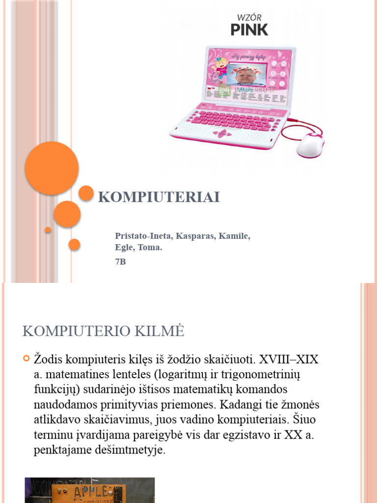Kompiuteriai | PDF