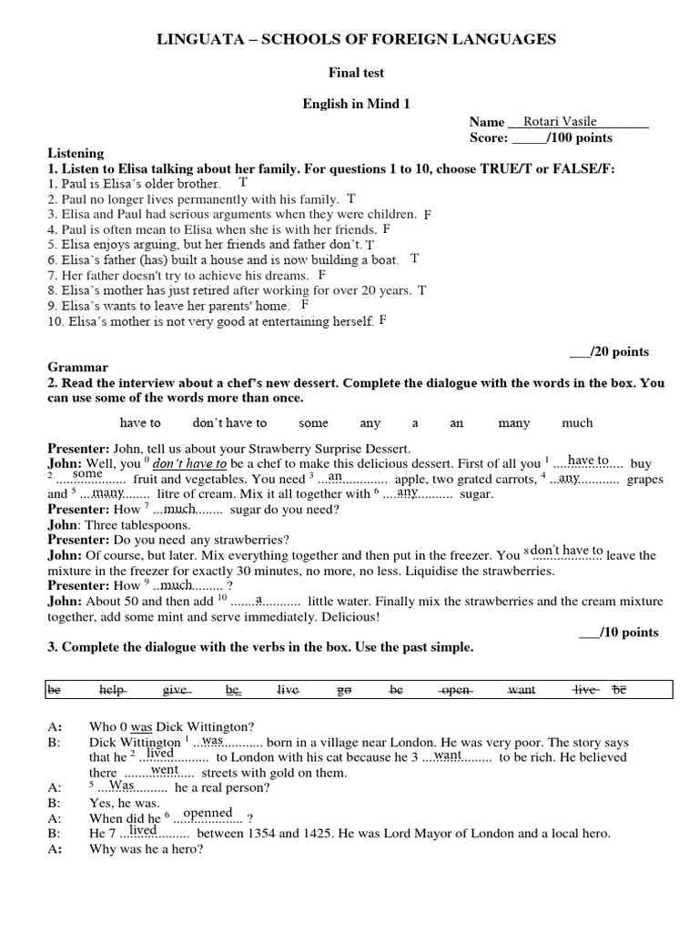 Linguata - Schools of Foreign Languages | PDF
