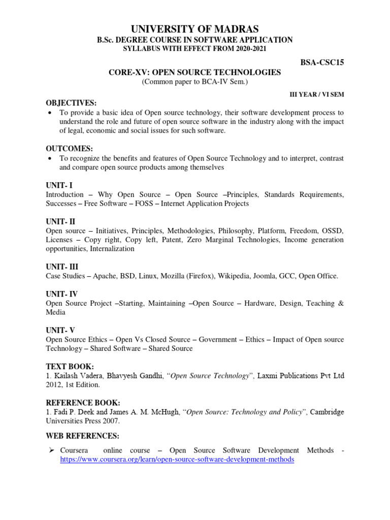 Open Source Software | PDF