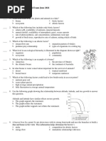 Topic Test - Biosphere To Ecosytem Final | PDF | Ecosystem | Soil