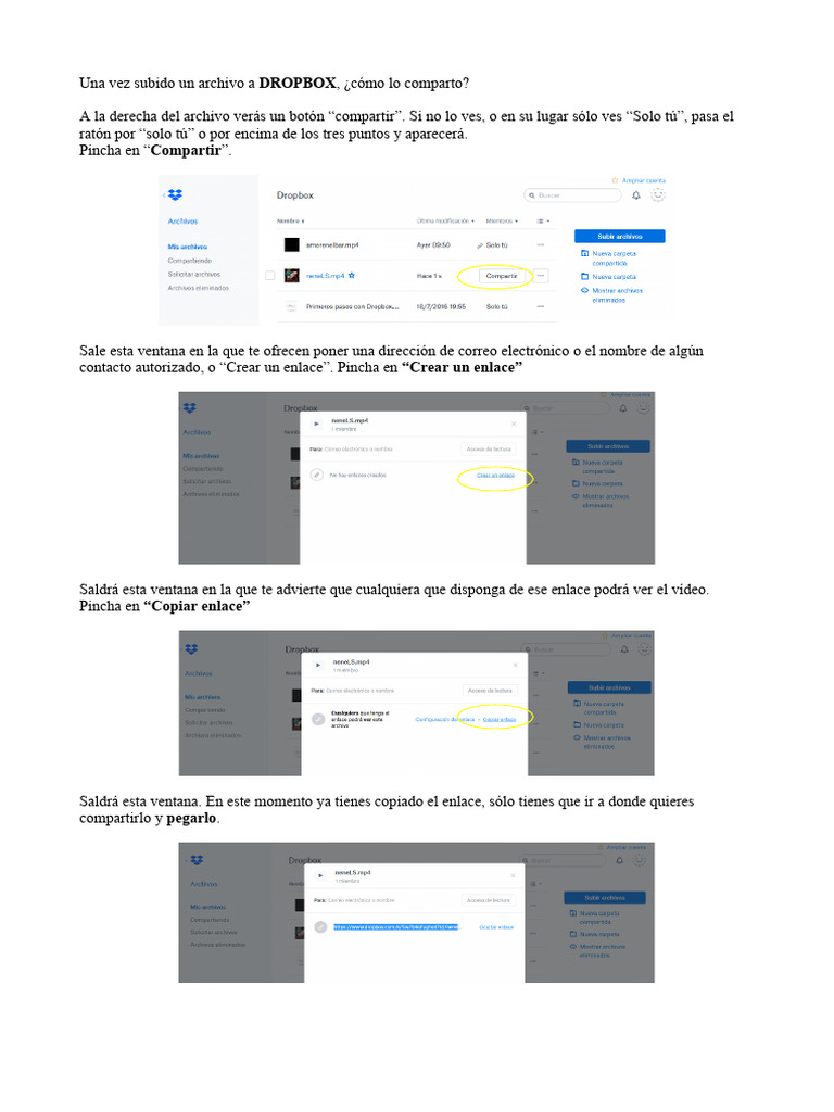 Tutorial Dropbox | PDF