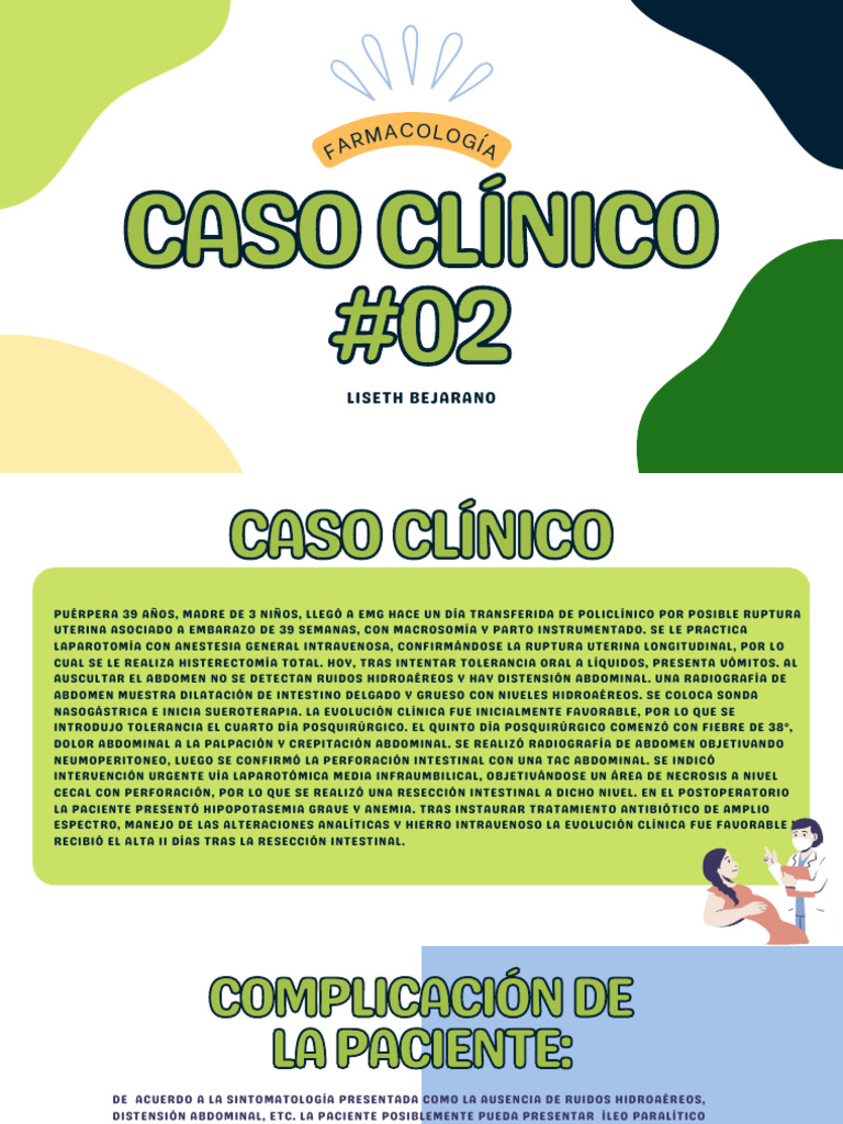 Caso Clinico 2 | PDF | Medicina CLINICA | Enfermedades y trastornos