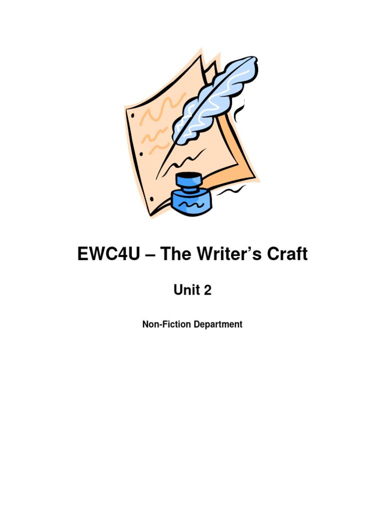 Ewc4u - Unit 2 | PDF