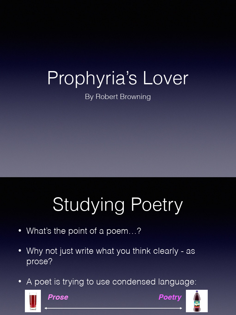 Porphyrias Lover | PDF | Poetry | Poetics