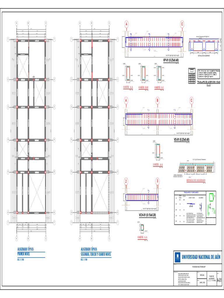 Plano de Aligerados | PDF