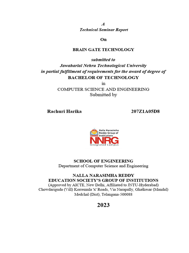 Braingate Technology | Download Free PDF | Neuroscience