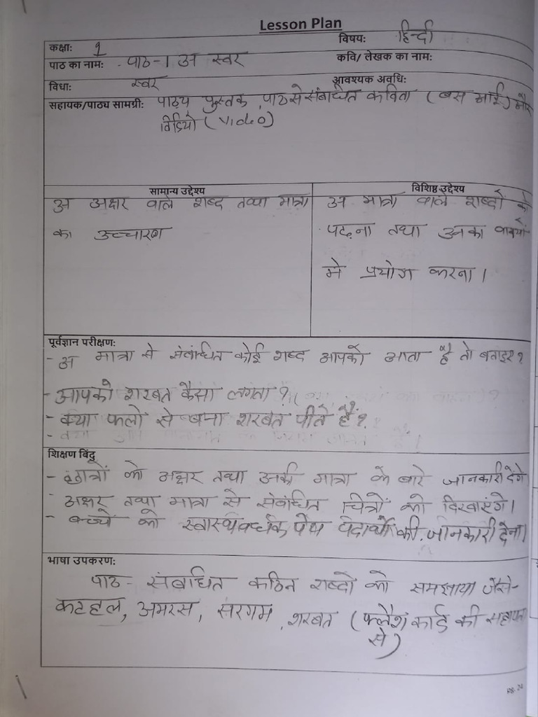 July Month Lesson Plan | PDF