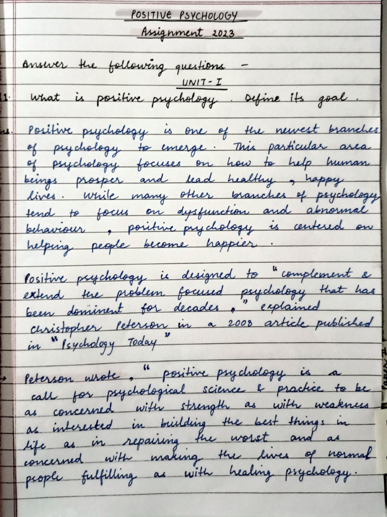 Psycho Assignment | PDF