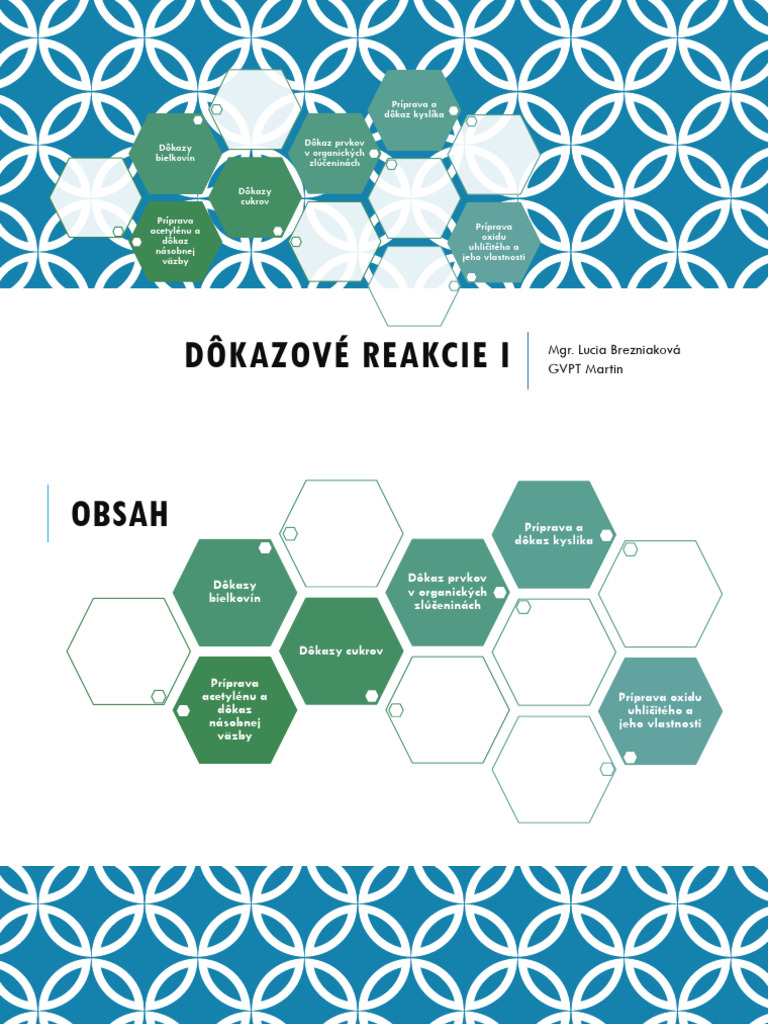 Dôkazové Reakcie I: Príprava A Dôkaz Kyslíka | PDF