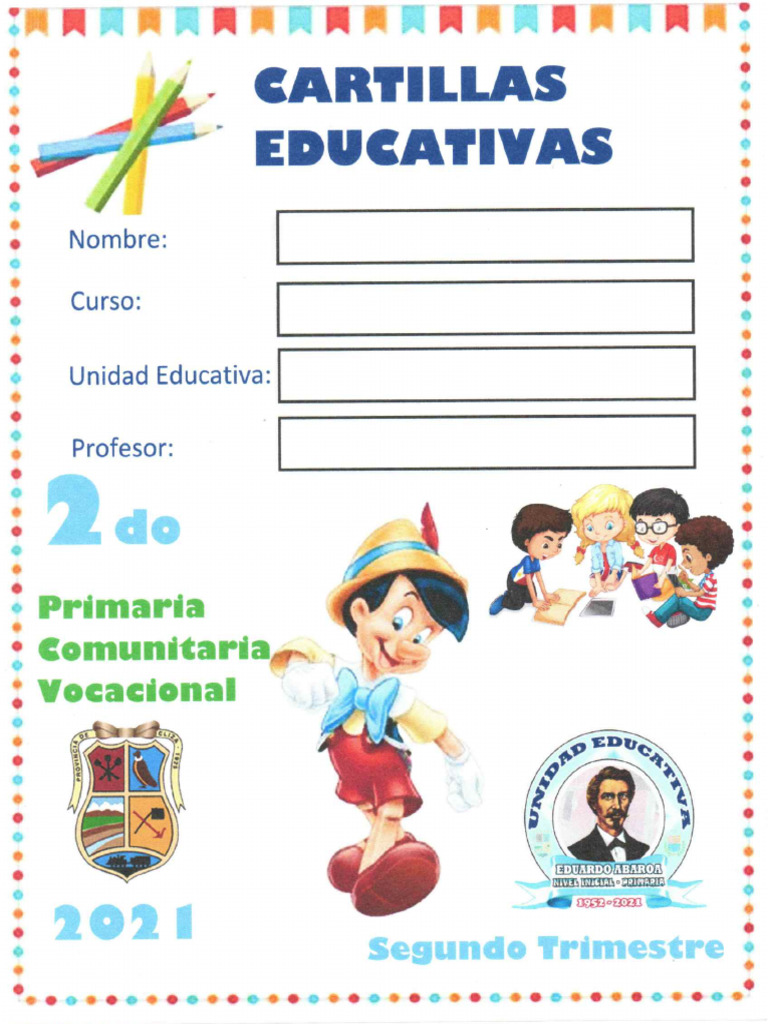 Cartilla 2do Trimestre 2do B | PDF