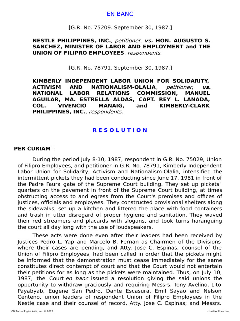 Nestle Phils. Inc. v. Sanchez | PDF