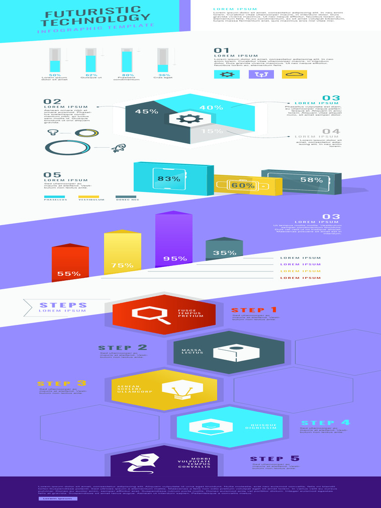 14 Free Futuristic Techology Infographic | PDF