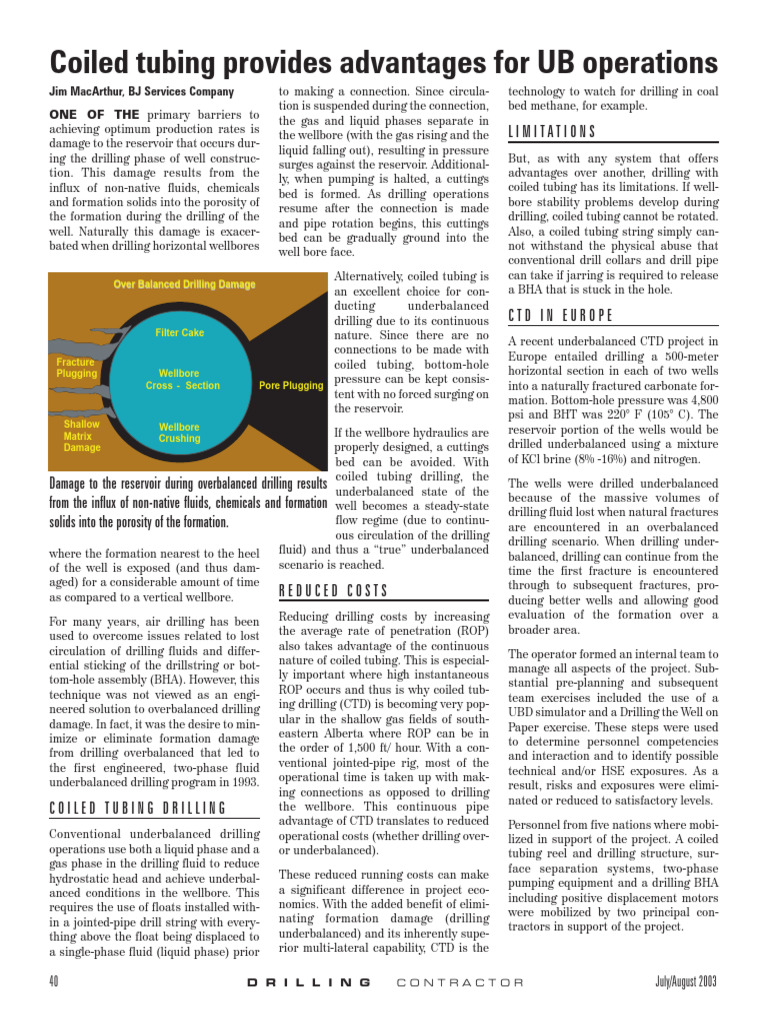 July3-Coiled Tubing | PDF | Oil Well | Petroleum Reservoir