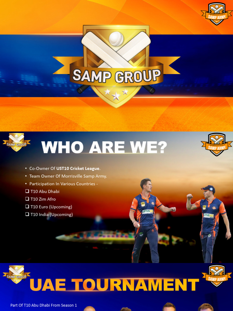 Morrisville Samp Army - Abu Dhabi T10 | PDF | Brand | Communication