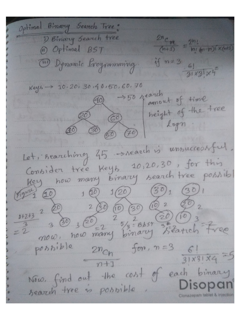 Optimal Binary Search Tree C Pdf 1727
